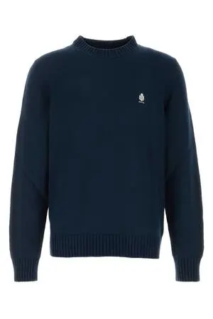 Prada Navy Cotton Sweater - Blue