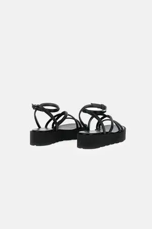 GIANVITO ROSSI Faltform Sandals In Nappa - Multicolor