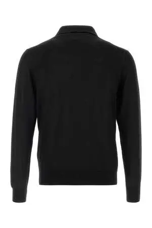 Prada Wool Polo Shirt - Black