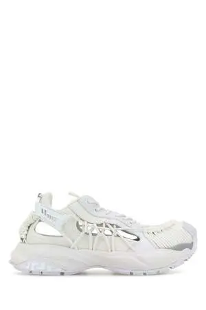 Versace Leather And Fabric Mercury M_vs_01 Sneakers - White