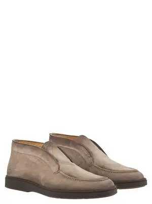 Santoni Suede Leather Desert Boot