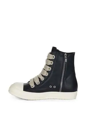 Rick Owens Jumbolace Leather Sneakers