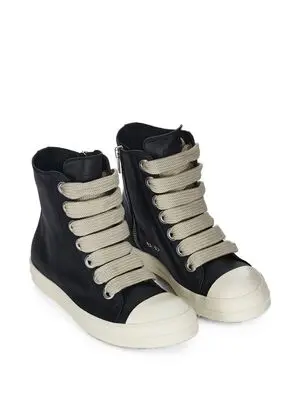 Rick Owens Jumbolace Leather Sneakers