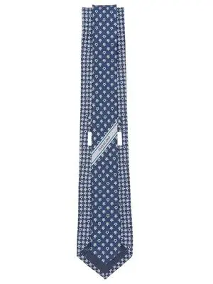 FERRAGAMO Tortoiseshell-print Silk Tie