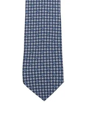 FERRAGAMO Tortoiseshell-print Silk Tie