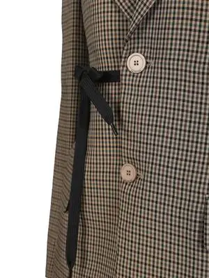 Balenciaga Tailored Wrap Jacket - Brown