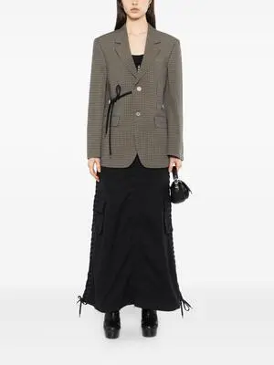 Balenciaga Tailored Wrap Jacket - Brown