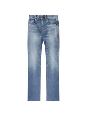 Celine Flared Denim Jeans - Multicolor