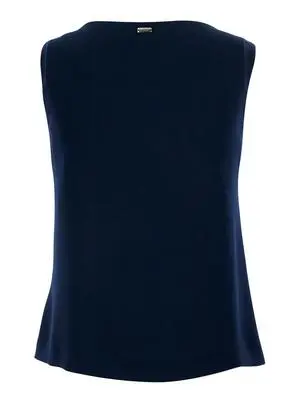 Herno V-neck Sleeveless Top - Multicolor