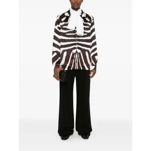 Valentino Garavani Zebra Print Shirt Jacket