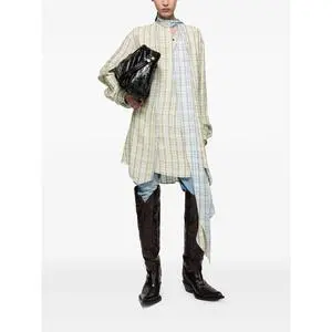 Acne Studios Silk Plaid Shirt