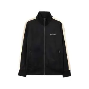 Palm Angels Logo Embroidered Sweatshirt - Black