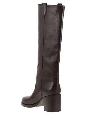 Brunello Cucinelli Classic Leather Boot With Precious