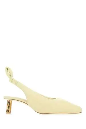 Boyy Pastel Nappa Leather Puffy Pumps - Yellow
