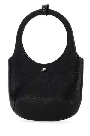 COURREGES Leather Holy Handbag