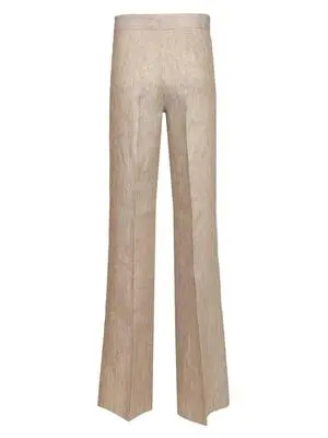 Max Mara Linen Batavia Trousers - Cream