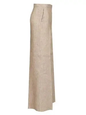 Max Mara Linen Batavia Trousers - Cream