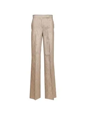 Max Mara Linen Batavia Trousers - Cream