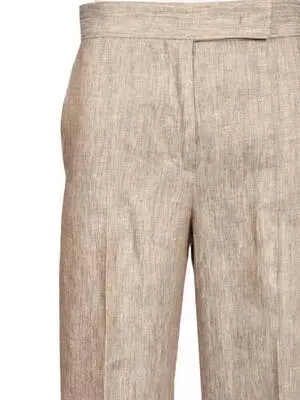 Max Mara Linen Batavia Trousers - Cream