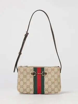 Gucci Gg Canvas Mini Shoulder Bag - Cream
