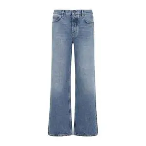 Off-White Half Arrow Slim Relaxed Jeans - Blue