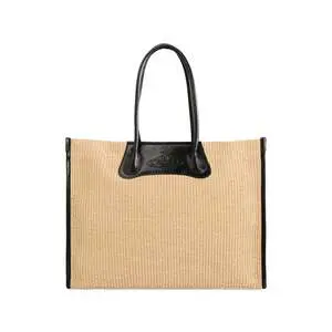 VIVIENNE WESTWOOD Woven Tote Bag - Cream