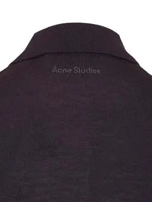 Acne Studios Layered Wool Polo Shirt