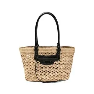 Balenciaga Neutrals Tote Bags - Cream