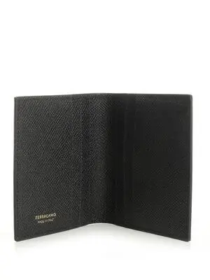 FERRAGAMO Bifold Card Holder - Black