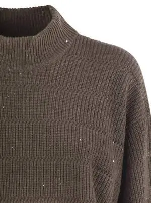 Brunello Cucinelli Cashmere And Wool Turtleneck Sweater