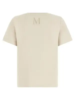 Max Mara Smmancy Cotton Blend T-shirt - Cream