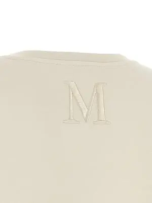 Max Mara Smmancy Cotton Blend T-shirt - Cream