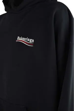 Balenciaga Hooded Cotton Sweatshirt