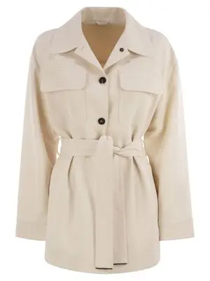 Brunello Cucinelli Viscose And Wool Safari Jacket