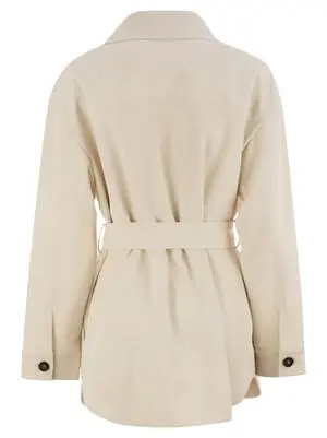 Brunello Cucinelli Viscose And Wool Safari Jacket