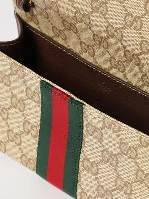 Gucci Gg Canvas Mini Top Handle Bag - Cream
