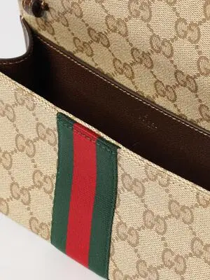 Gucci Gg Canvas Mini Top Handle Bag - Cream