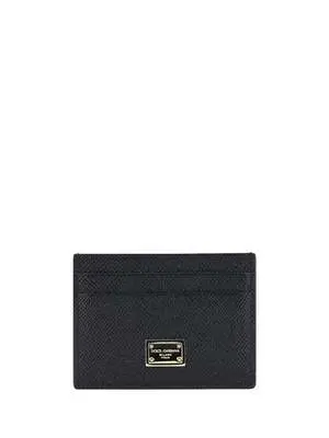 Dolce & Gabbana Leather Cardholder - Black