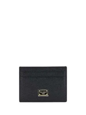 Dolce & Gabbana Leather Cardholder - Black