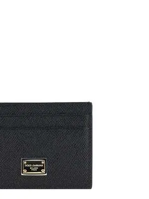 Dolce & Gabbana Leather Cardholder - Black