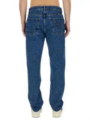 Palm Angels Straight Leg Jeans