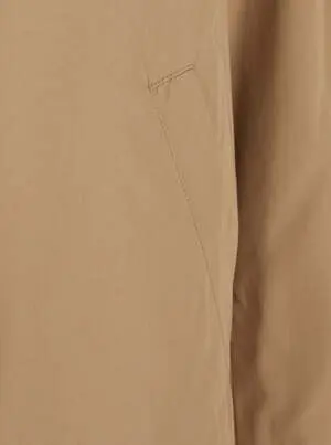 Herno Reversible Brown Cotton Jacket With Hood For