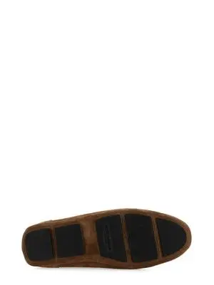 Dolce & Gabbana Leather Drivers - Cream