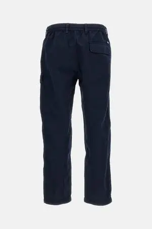 C.P. COMPANY Linen Blended Cargo Trousers - Multicolor