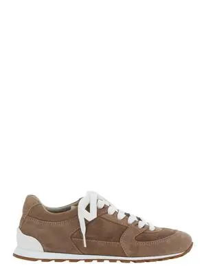 Brunello Cucinelli Suede Low Top Sneaker - Multicolor
