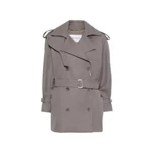 Max Mara Grey Coats Trench & Raincoats - Gray