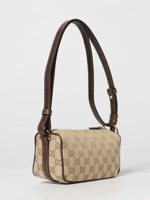 Gucci Gg Monogram Jacquard Cotton Mini Shoulder Bag