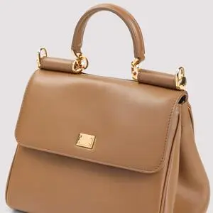 Dolce & Gabbana Sicily Soft Calf Leather Handbag