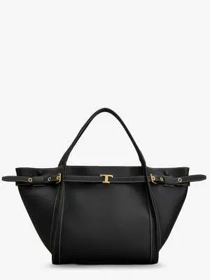 TOD'S Hammered Laeather Tote Bag - Multicolor