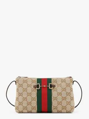 Gucci Gg Fabric Crossbody Bag - Cream